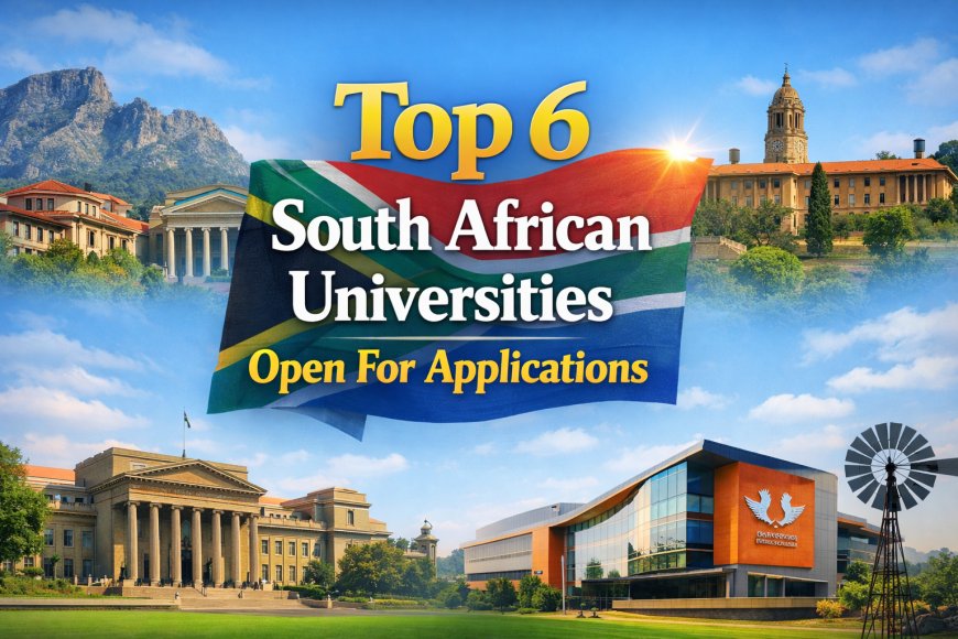 Top 6 South African Universities Open Applications - Skills Daily SA